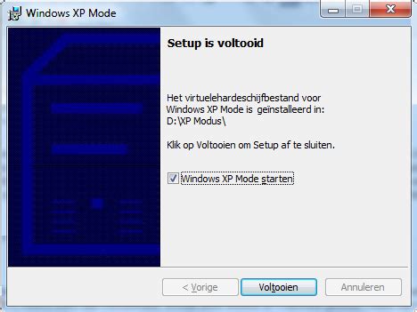 Windows XP Mode Installeren Windows Helpdesk