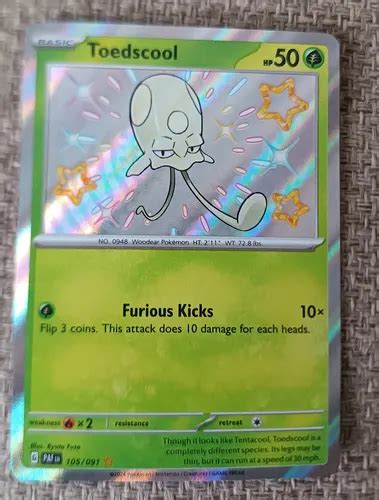 Tarjeta Pokémon Tcg Toedscool 105091 Inglés Mercadolibre