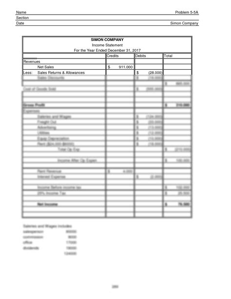 Multi Step Income Statement