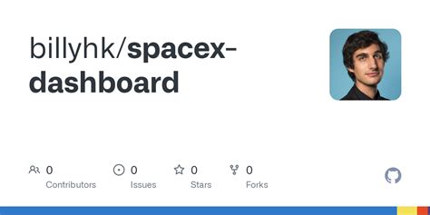 Github Billyhkspacex Dashboard