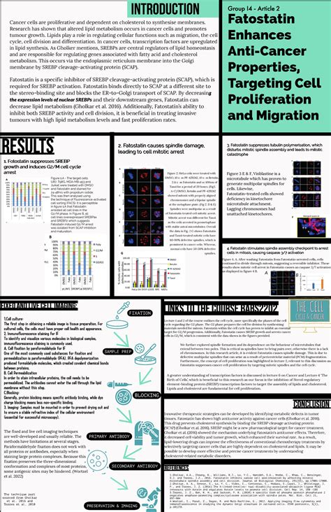 Group I4 Article 2 Fatostatin Enhances Anti Cancer Properties Targeting Cell Proliferation