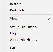 Restore Files Or Folders From File History In Windows 10 Tutorials