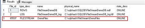Restoring A Sql Server Filestream Enabled Database