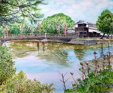 近畿松江会 小泉勝是氏作品松江関西の風景