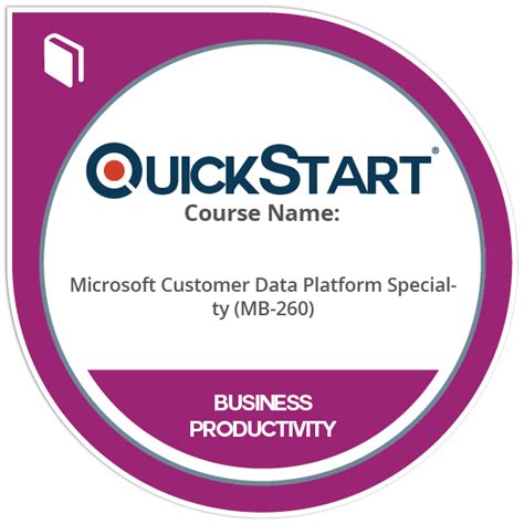 Microsoft Customer Data Platform Specialty Mb 260 Credly