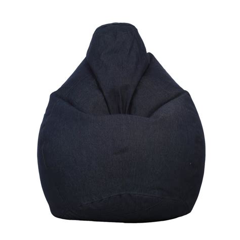 Classic Bean Bag Xl Size Blue Denim Cover Only Customizable At ₹ 799