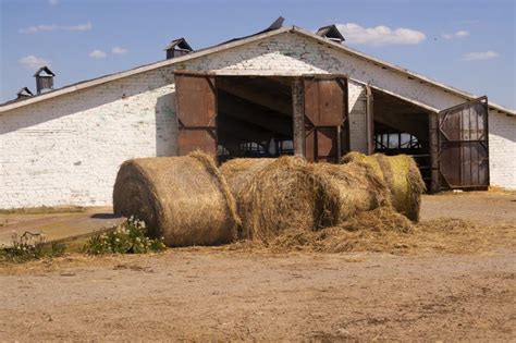 Haystack A Bale Of Hay Group Agriculture Farm And Farming Symbol Of