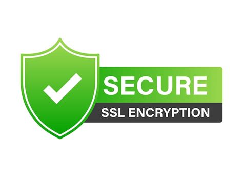 premium vector ssl secure connection icon ssl encryption vector