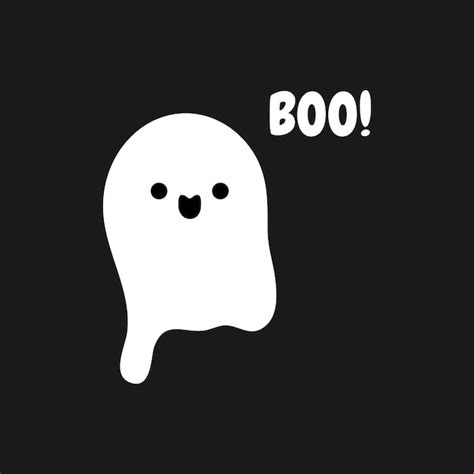 Pequeños fantasmas lindos feliz halloween truco o trato halloween