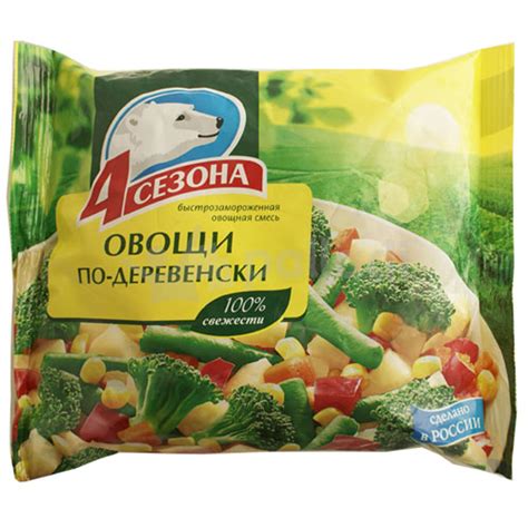 4 сезона Овощи по деревенски смесь 400г 1/20 купить за 291 руб. с ...