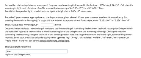 Solved Review The Relationship Between Wave Speed Frequency Chegg Com