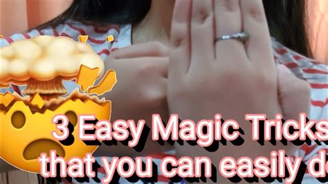 3 Easy Magic Tricks That You Can Easily Do Youtube