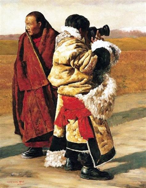 天天漫畫網：油畫家耿萬義《心中的高原 盛開的雪蓮》 每日頭條
