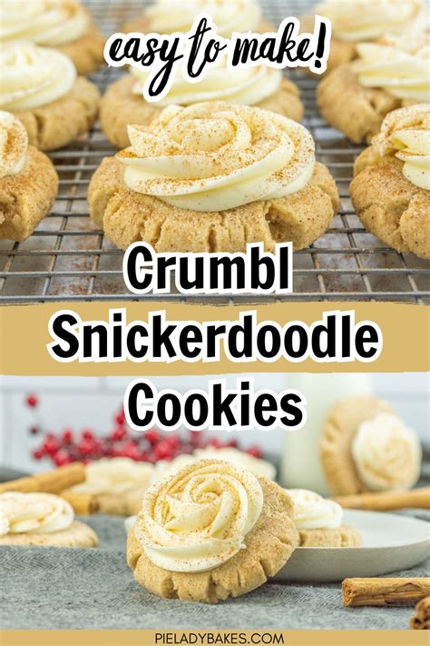 The Best Crumbl Snickerdoodle Cupcake Cookie Pie Lady Bakes