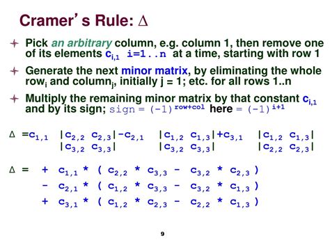 PPT Cramers Rule For Circuit Analysis PowerPoint Presentation Free Download ID 9103152