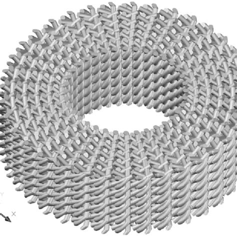 Pdf Meso Structure And Modeling Of A New Three Dimensional Braided Tubular Material