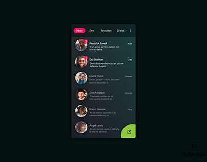 Inbox Design Ui Projects Photos Videos Logos Illustrations And Branding Behance