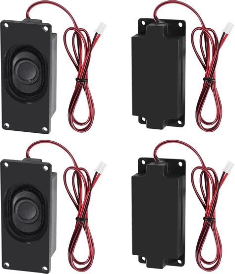 Dweii 4 Pcs Speaker 3 Watt 8 Ohm Mini Speaker 8ohm 3w Loundspeaker Micro Speaker For