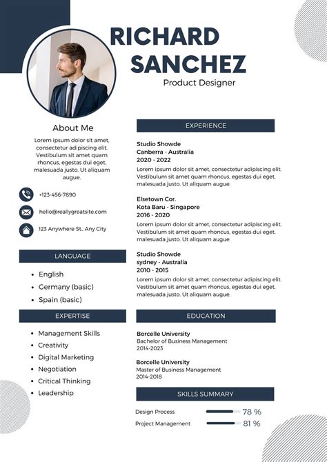 Curriculum Vitae Template Sample Template Samples