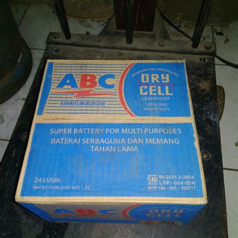 Jual Baterai Battery Abc Biru Kecil Ukuran Aa A Per Karton Lusin Shopee Indonesia