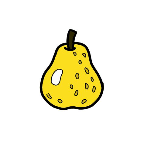 How To Draw A Pear Step By Step Easy Drawing Guides Drawing Howtos