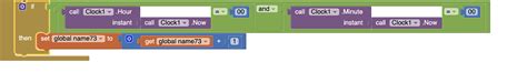 How Can I Increment A Variable At Midnight Mit App Inventor Help