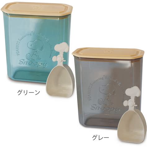 日本製snoopy 史奴比 穀物麥片 保存罐 附量勺 蝦皮購物