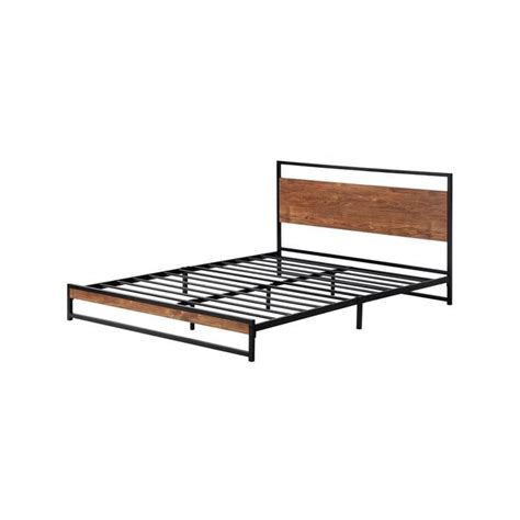 Oikiture Metal Bed Frame Double Size Beds Base Platform Wood Bunnings