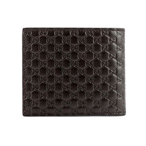 Gucci 古馳 Ssima壓印牛皮對開6卡短夾深棕色 260987 Bmj1n 2044 Pchome 24h購物