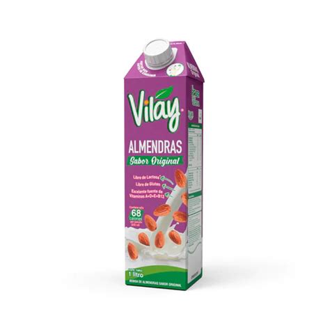 Bebida Vegetal De Almendras Sabor Original 1 Lt Vilay Eco Super