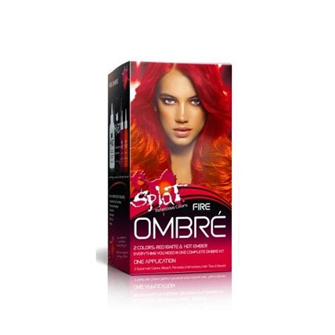 Splat Fire Ombre Semi Permanent Hair Dye For All Hair Colors Hot