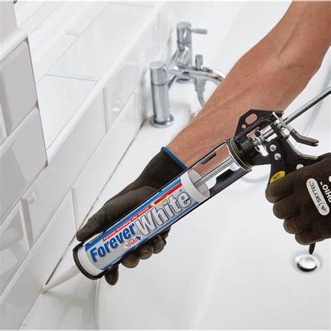 Everbuild Forever Silicone Sealant White 295ml