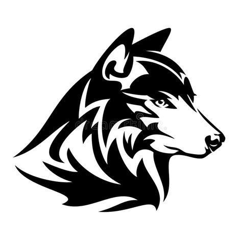 Vecteur De Loup Illustration De Vecteur Illustration Du Tribal 19827309