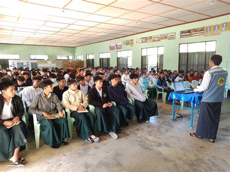 ကျိုင်းတုံမြို့ အ ထ က ၃ ကျောင်း၌ သဘာဝဘေး အသိပညာပေးဟောပြော Information And Public Relations