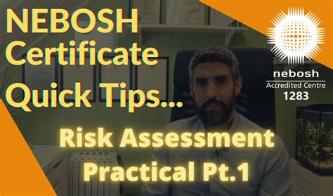 Some Tips For Success With The Nebosh Risk Assessment Project Part 1 • Stockwell Safety