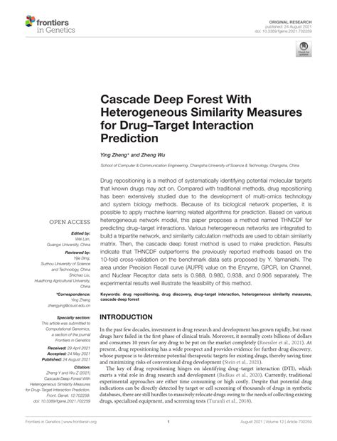 pdf cascade deep forest with heterogeneous similarity measures for
