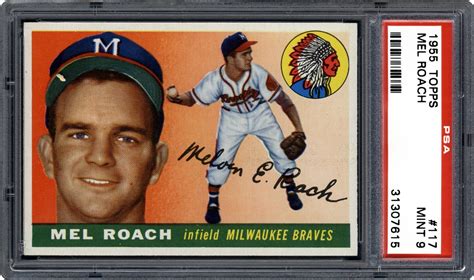 Auction Prices Realized Baseball Cards 1955 Topps Mel Roach Summary