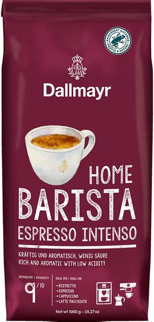 Купить Кофе в зернах Dallmayr Home Barista Espresso Intenso Обжаренный ...