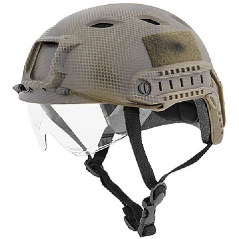 Lancer Tactical Airsoft Tactical Bj Type Basic Visor Helmet Color