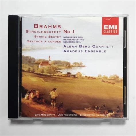 Brahms String Sextet The Alban Berg Quartett Amadeus Ensemble Cd Emi
