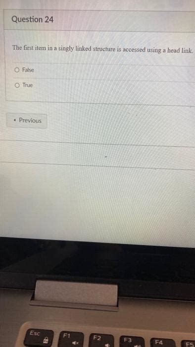 solved question 24 the first item in a singly linked