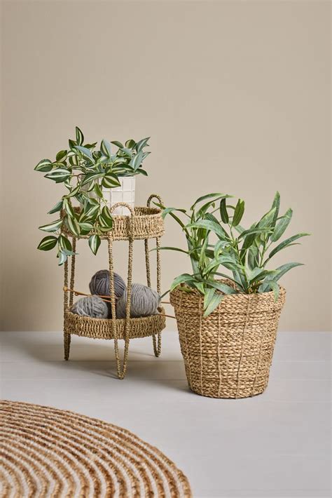 ყვავილების სადგამი Borris Ø26x43სმ ხისფერი Jysk