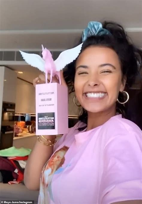 Maya Jama Shows Off Her Incredible Figure In A Plunging Orange Mini