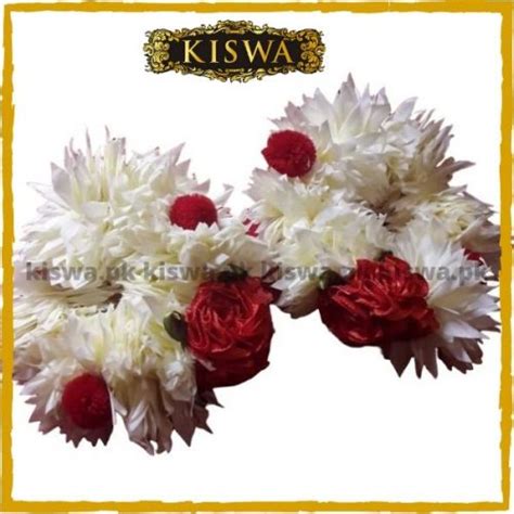 Buy Artificial Red Hand Gajra With Tussle And Hangings Online In Pakistan