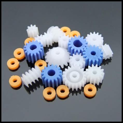 Jual Terbaru Kit Plastic Gear Rack Shaft Pulley Belt Roda Gigi Diy Robot Arduino Shopee
