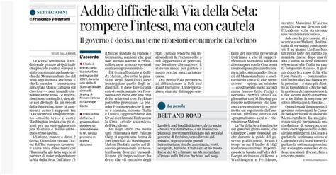 Prof Michele Geraci Fmr Undersecretary Of State On Twitter Il Problema Del MOU ViaDellaSeta