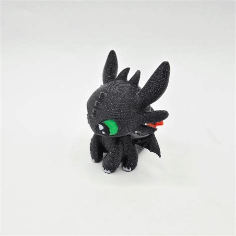 3d Printable Chibi Toothless By Fillifuu
