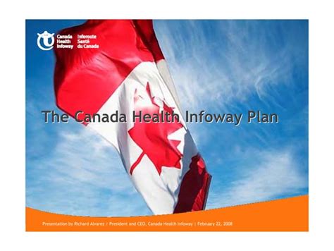 The Canada Health Infoway Plan Pdf