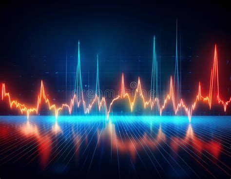 Dynamic Heartbeat Visualization Modern Ecg And Pulse Wave Graphics