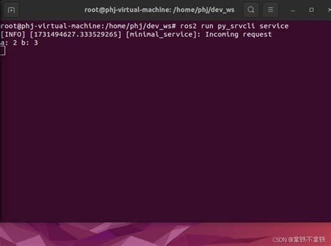 Ros2 Python服务service和client节点（实现加法运算）ros2 Python Service Csdn博客